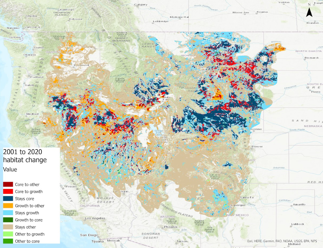Evaluating past trends and future trajectories of the sagebrush biome ...